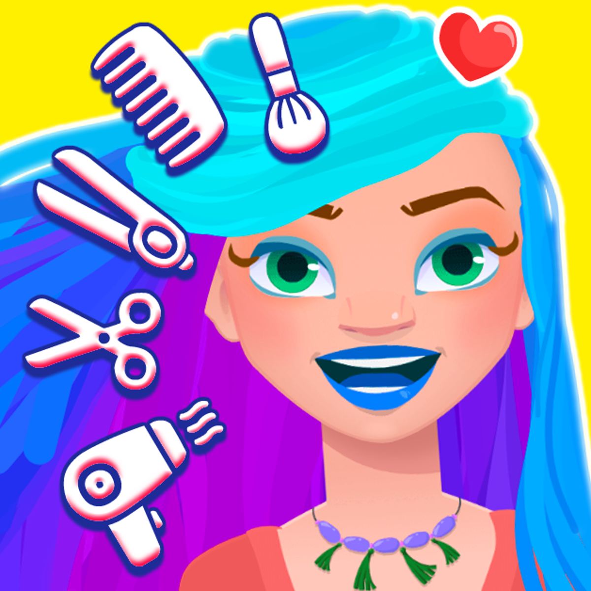 DIVA HAIR SALON - 무료로 온라인 게임을 플레이하세요! | Poki (포키)