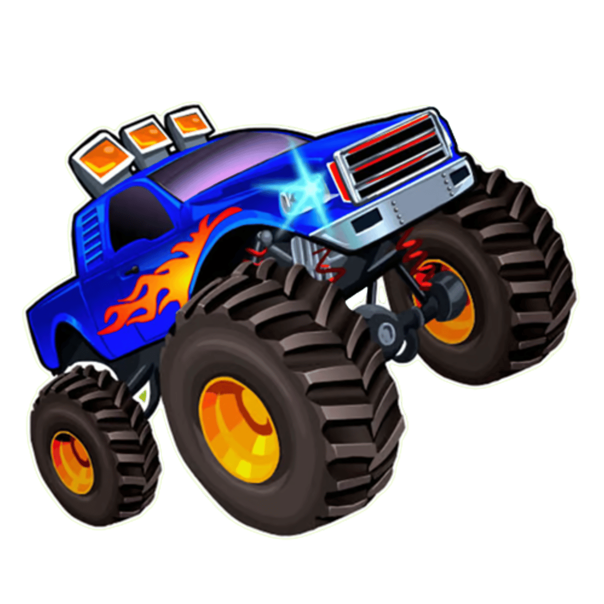 Dibujo Simple De Camion Monstruo 970+ Monster Truck Ilustraciones De