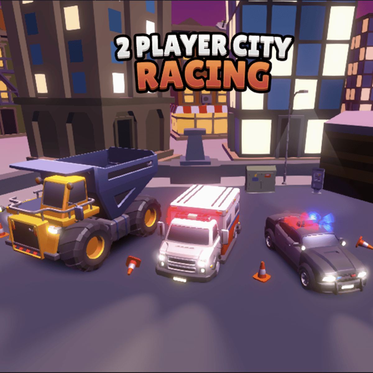 2 PLAYER CITY RACING - Jogue Grátis Online! | Poki