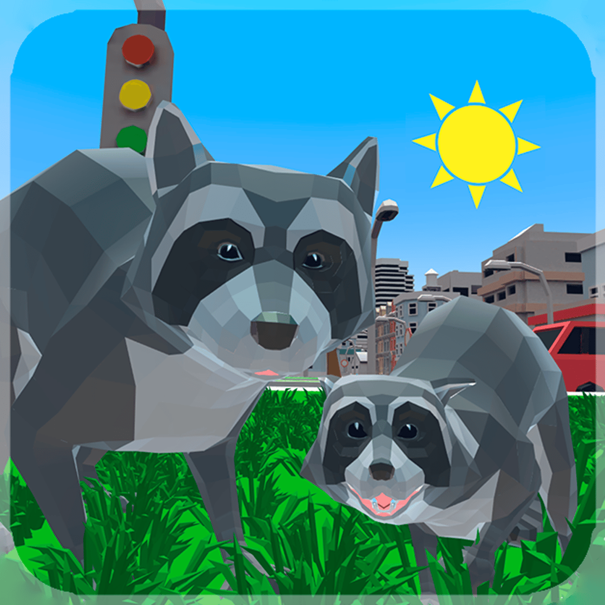 RACCOON ADVENTURE: CITY SIMULATOR 3D - Jogue Agora! | Poki