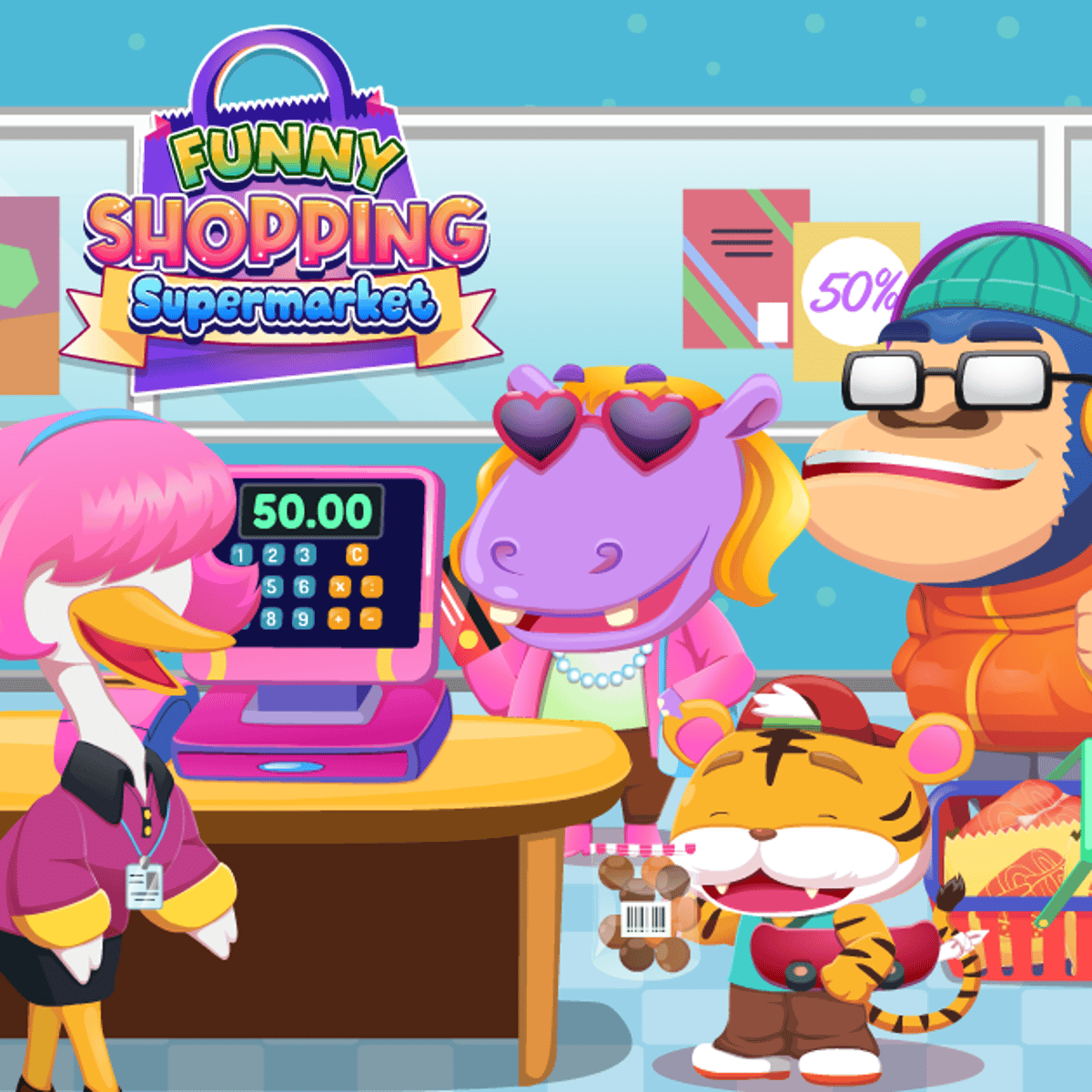 FUNNY SHOPPING SUPERMARKET - Play Online for Free! | Poki