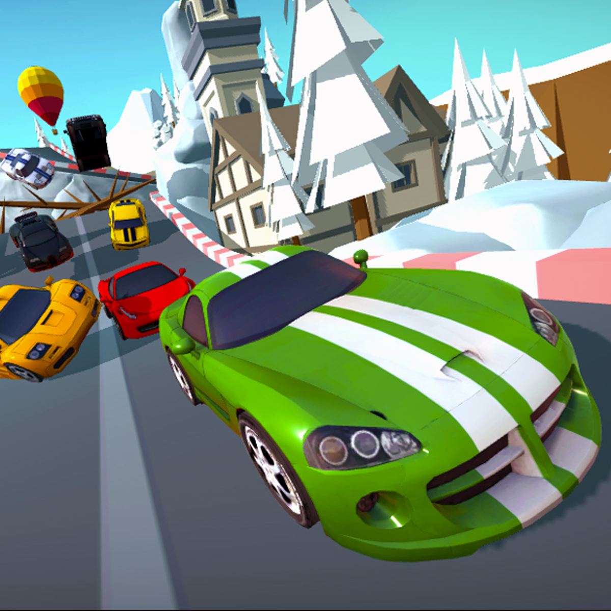 CARTOON RACERS: NORTH POLE - Play Online for Free! | Poki
