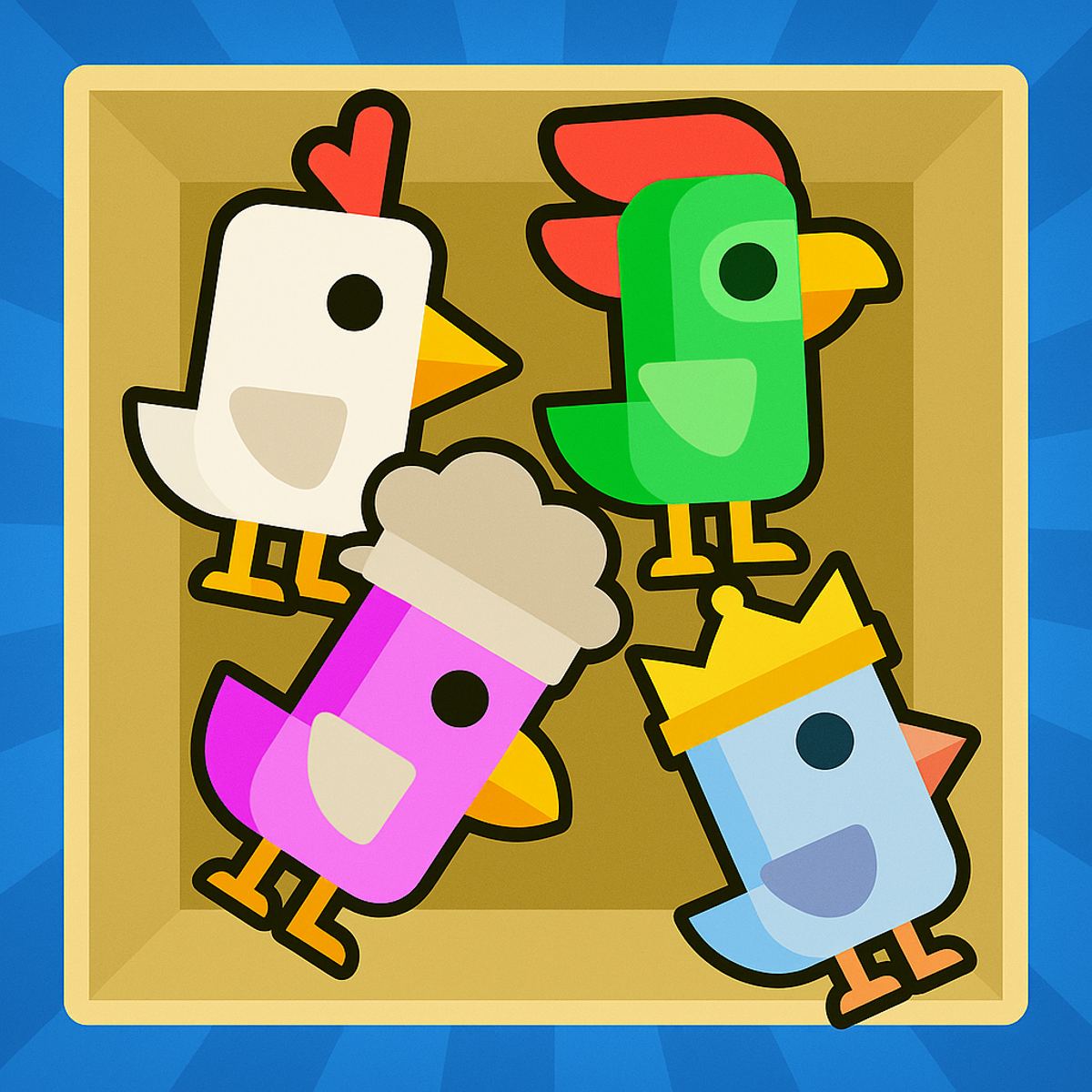 CHICKEN SCREAM MERGE - 免费在线玩! | Poki (宝玩)