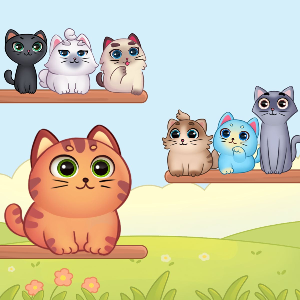CAT SORT PUZZLE - Play Online for Free! | Poki