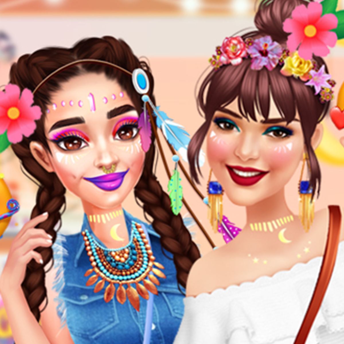 CELEBRITY BFFS FESTIVAL FUN - Play Online for Free! | Poki